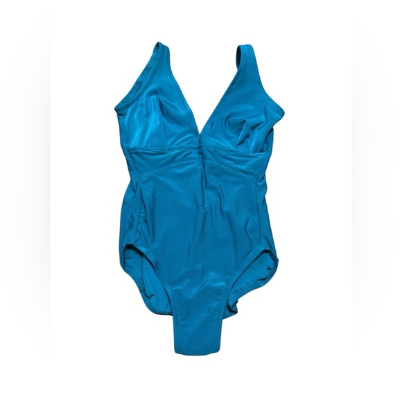 Swim | Vintage 8s Pageant Vibrant Blue Onepiece Swimsuit | Poshmark